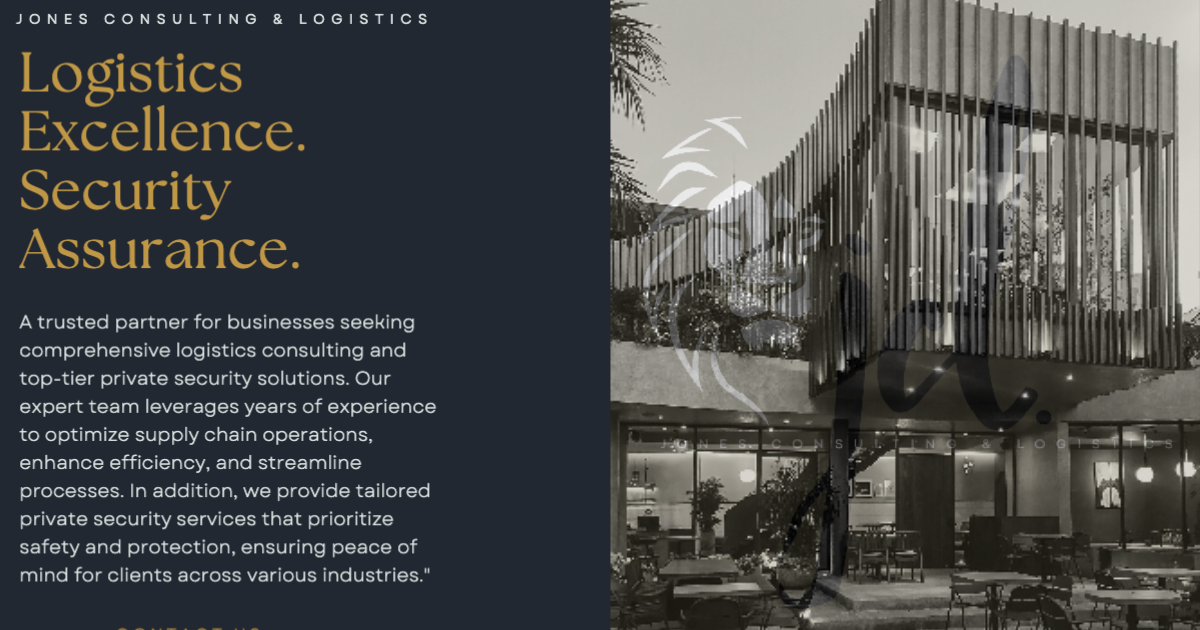 Jones Consulting and Logistics